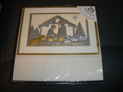 NEW Paper Magic Group Nativity 25 Holiday Christmas Cards | eBay