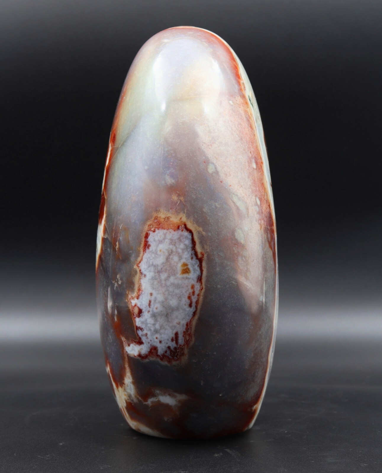 195MM Lavender Ocean Jasper Oval Decorative Natural Healing Crystal ...