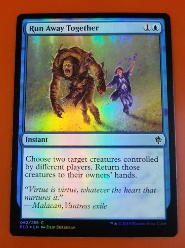 1x Run Away Together | FOIL | Throne of Eldraine | MTG Magic Cards | eBay