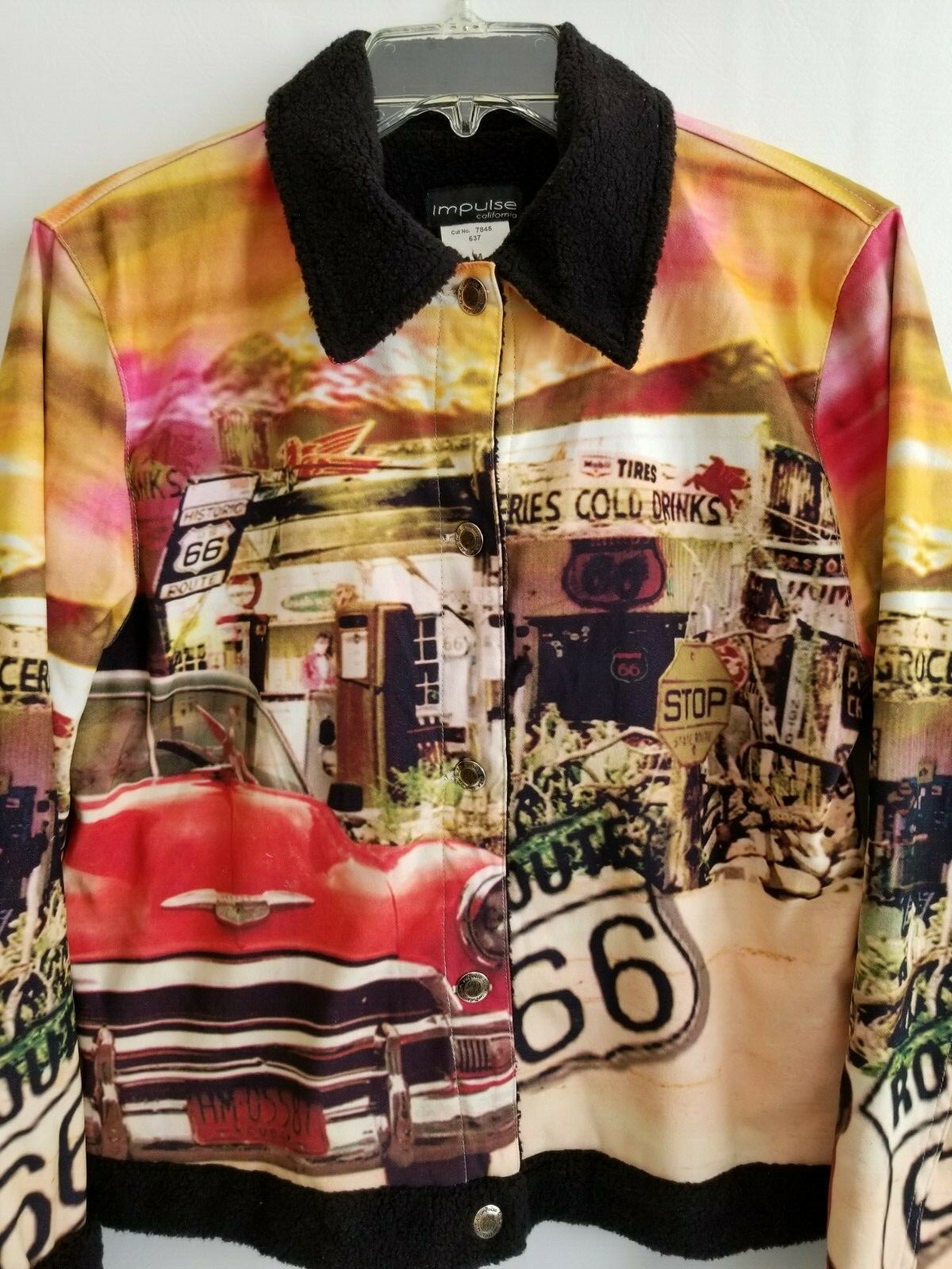 Impulse California Jacket Route 66 Car Scenic Print B… - Gem