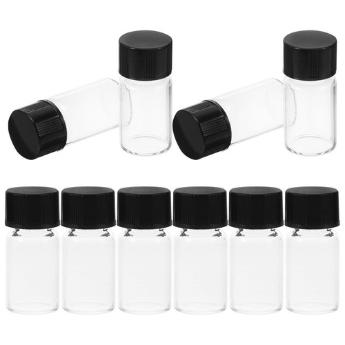 10 Pcs Small Clear Leak-proof Vials Auto Sampler Glass Test Tube ...