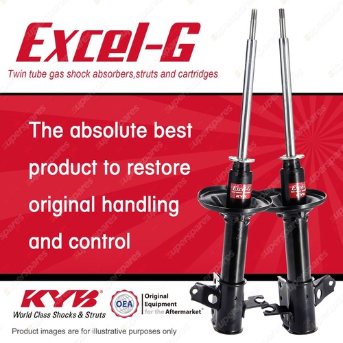 2x Rear KYB Excel-G Strut Shock Absorbers for Mazda 323 BA Familia BHA ...