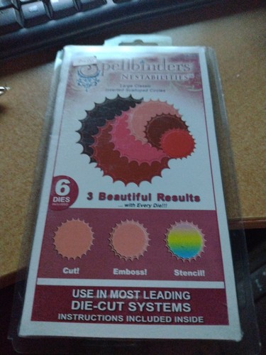 CUTTING DIES FOR SCRAPBOOKING SPELLBINDERS NEW (J1047) LARGE CIRCLES | eBay