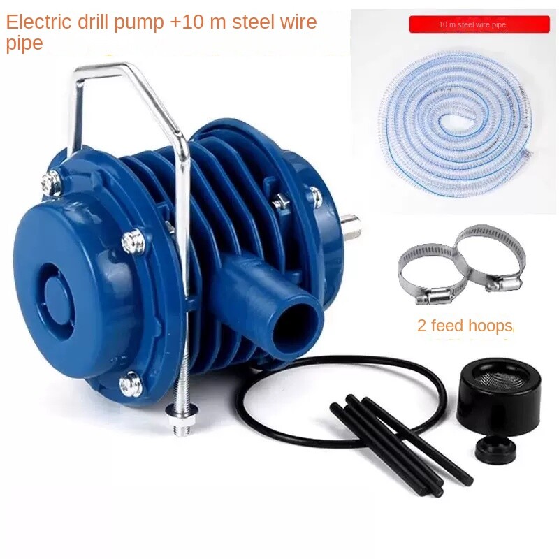Hand Electric Drill Pump (excluding electric drill) Household Portable ...