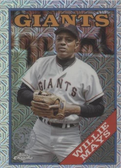 2023 Topps Series 1 - 1988 Topps Chrome Silver Pack Willie Mays #T88C ...