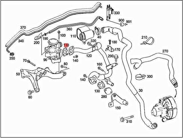 Genuine Mercedes-Benz Shut-off Valve Gasket 2711421280 OEM for sale ...