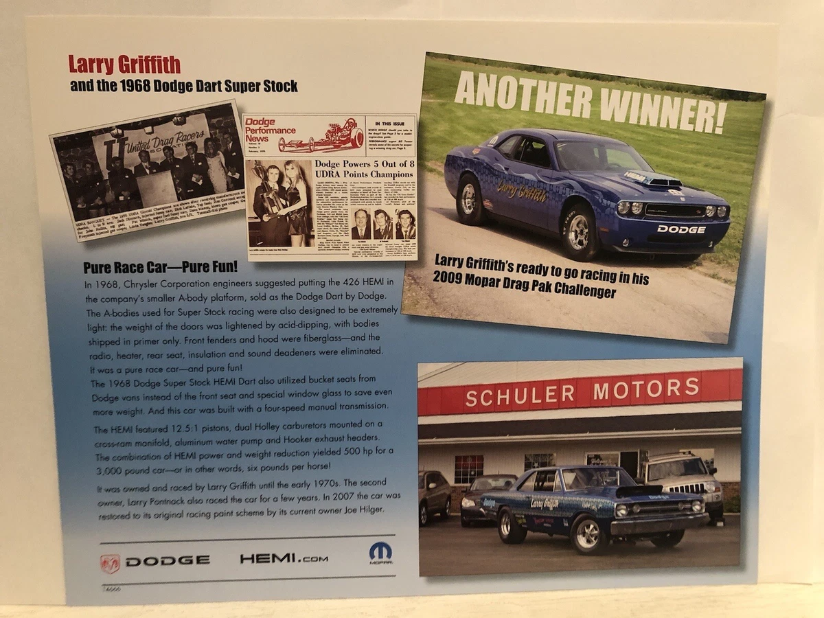 Larry Griffith Hemi Dart Engine