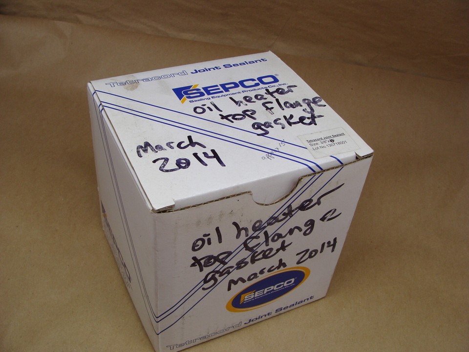 SEPCO TETRACORD JOINT SEALANT 3/8" WIDTH MINIMUM 14' 100% PTFE HEATER ...
