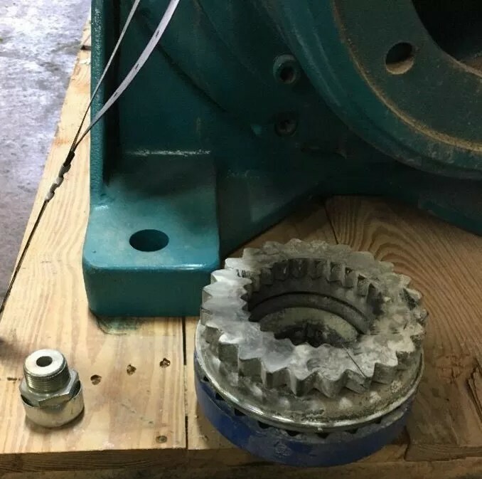 Link-Belt In-Line Helical Gear Speed Reducer 5ECT1-89-F1-130-180TC ...
