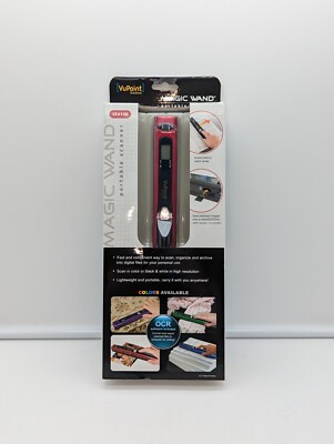 VuPoint Solutions Magic Wand Portable Handheld Scanner ST415R Red Brand ...