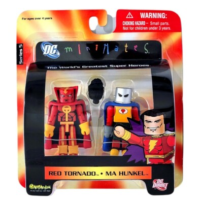 DC DIRECT MINIMATES RED TORNADO & MA HUNKEL - SERIES 5 | eBay