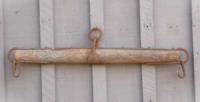 Antique Hand Forged Single Tree Mule Horse Drawn Wagon Farm Tool Rustic ...