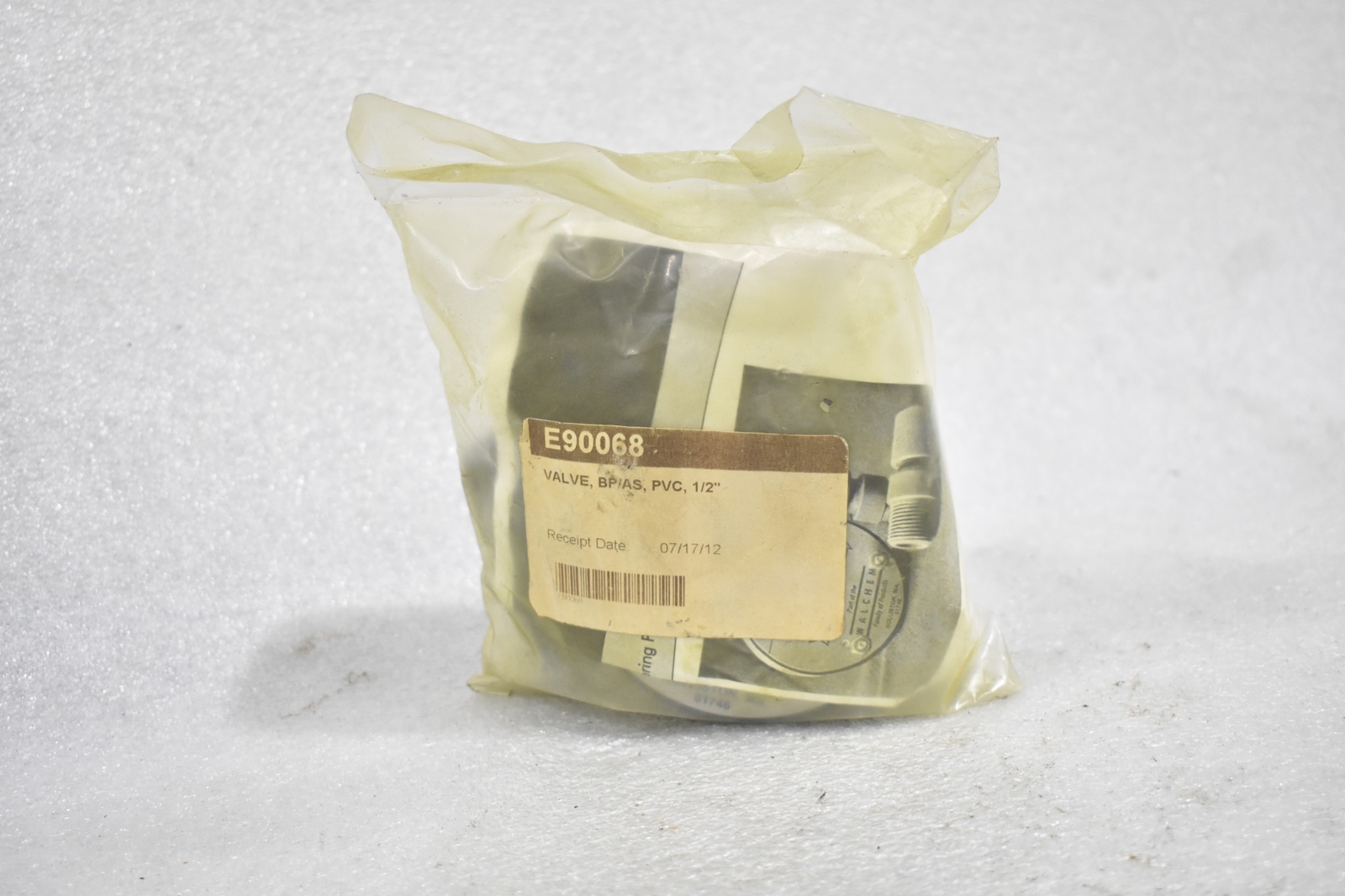 WALCHEM E90068 VALVE ASSEMBLY KIT BP/AS PVC 1/2" INCH SIZE | eBay