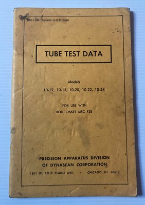 Tube Testers - 10-12 Tube Tester