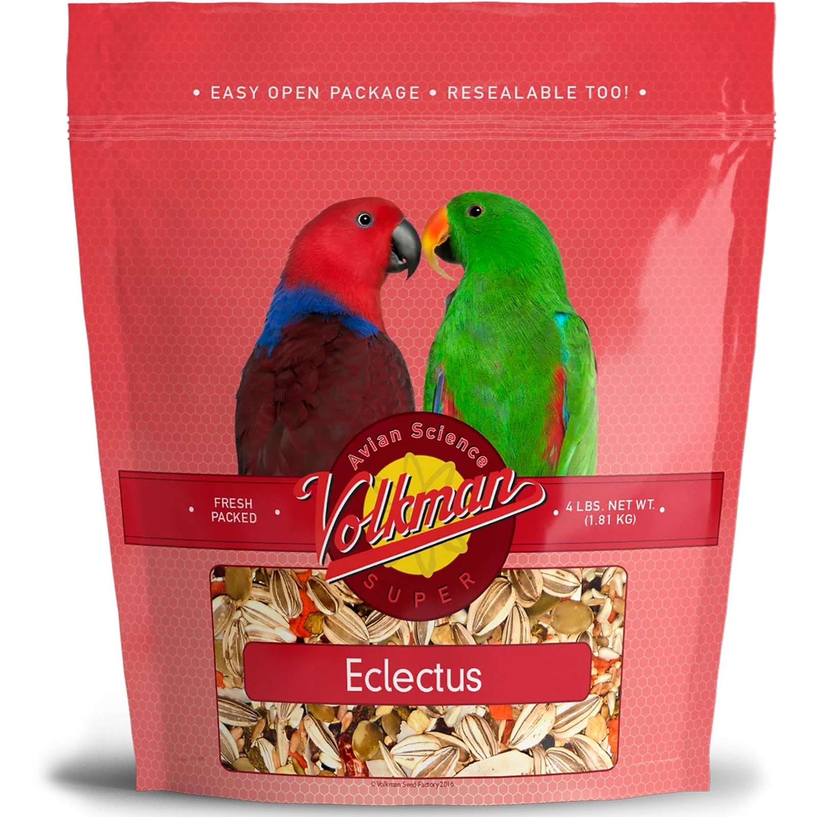 Volkman's Avian Science Eclectus 4lb Bird Food, Parrot Food, Eclectus ...