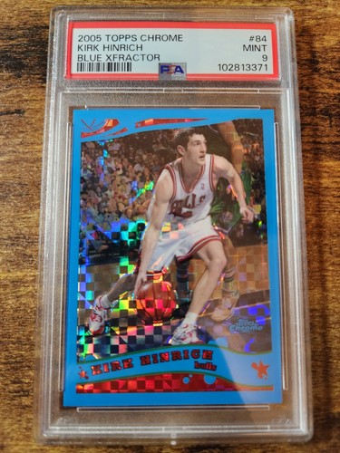 2005-06 Topps Chrome Kirk Hinrich Blue X-Fractor /90 PSA 9 Mint #84 ...
