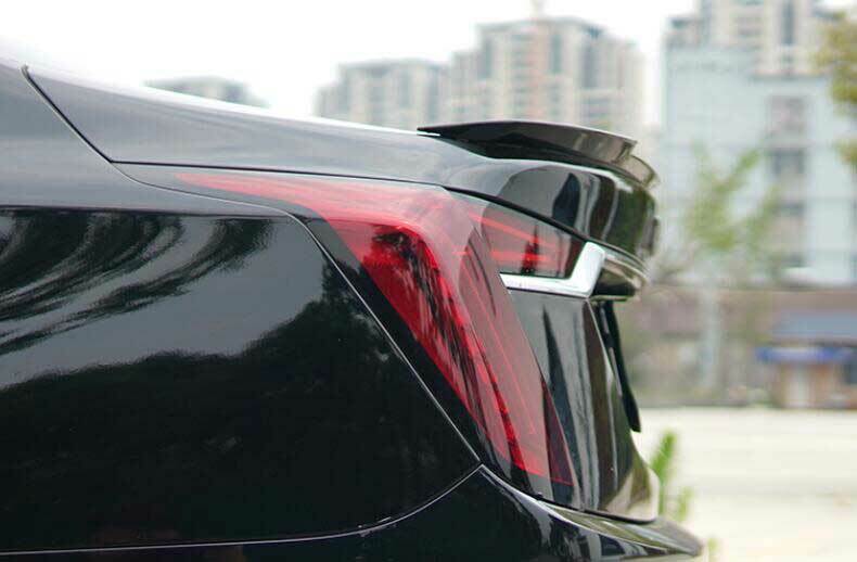 Fit For Cadillac CT6 2019 2020 ABS Carbon Fiber Rear Tail Trunk Spoiler ...