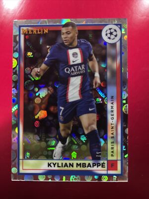 2022-23 Topps Merlin KYLIAN MBAPPE Hobby-Only Vintage Merlin Refractor ...
