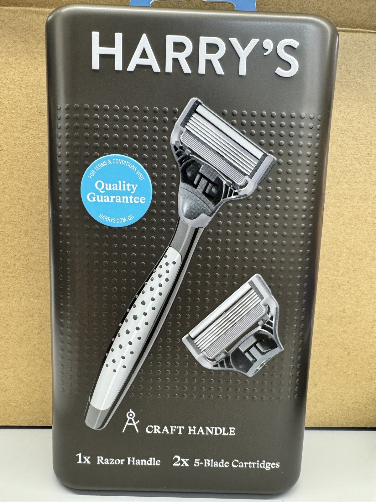 NEW & GENUINE! Harry's Men's CRAFT Handle Razor & 5 Blade Cartridges ...