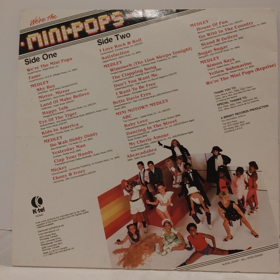 Mini-Pops - We’re The Mini-Pops LP (1983 Canada) Record | eBay