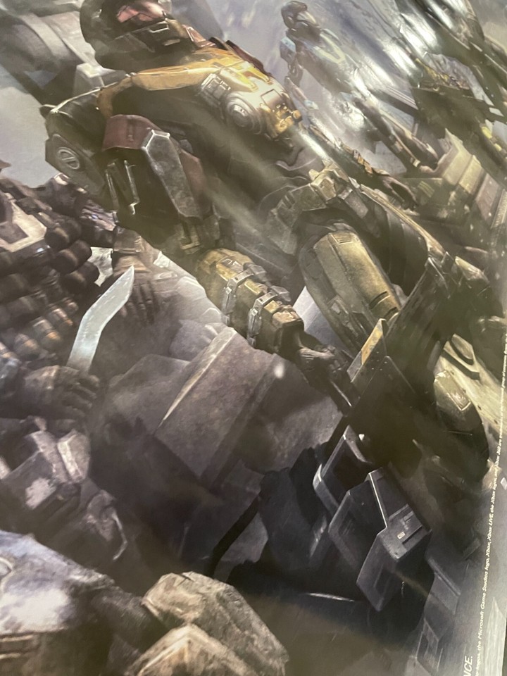 2010 HALO REACH LIMITED EDITION POSTER XBOX 360 BUNGIE MICROSOFT ...