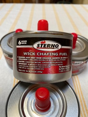 Sterno Stem Wick Chafing Fuel 6 Hour - Lot of 5 - NEW SEALED | eBay