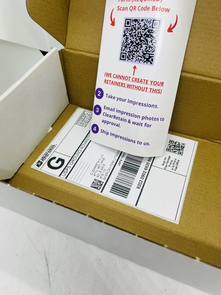 ClearRetain Dental Retainers Home Kit for a Perfect Custom Fit Top ...