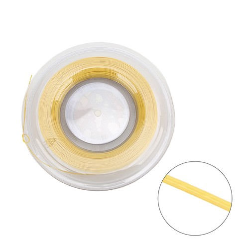 Yellow Tennis String 200m Sports Racket String 1.25mm Polyester Racquet ...