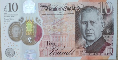 King Charles III £10 Ten Pound Note HB22 871217 Good condition | eBay