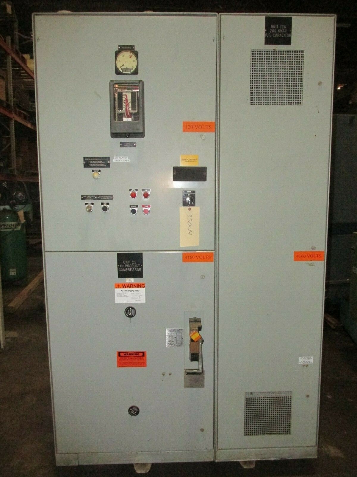 GE Limitamp Control 4160 Starter and Cabinet IC7160A118G 3706PA | eBay