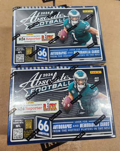 2024 PANINI ABSOLUTE FOOTBALL - FACTORY SEALED - BLASTER BOX - LOT OF 2 ...