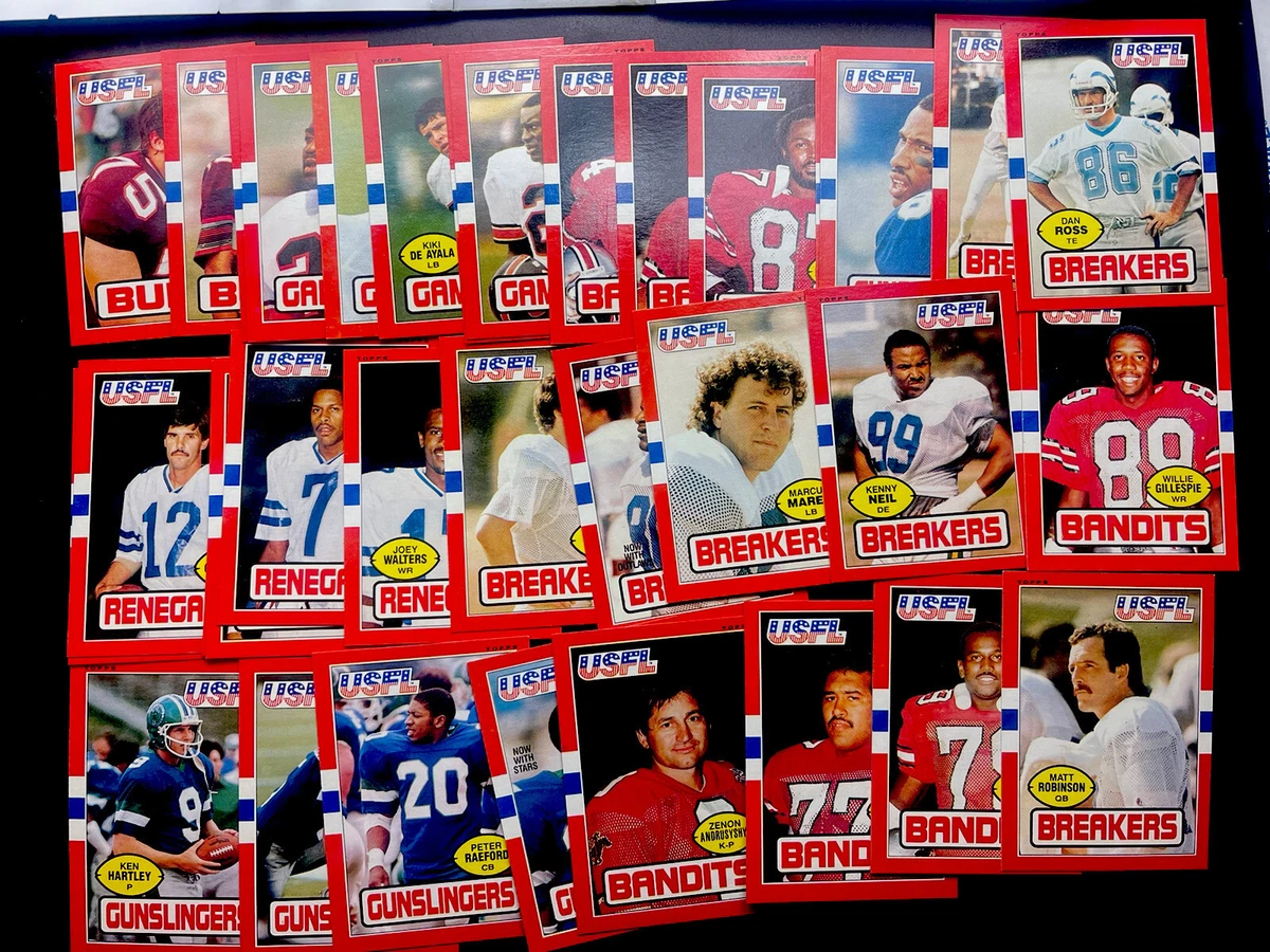 Usfl Football Cards