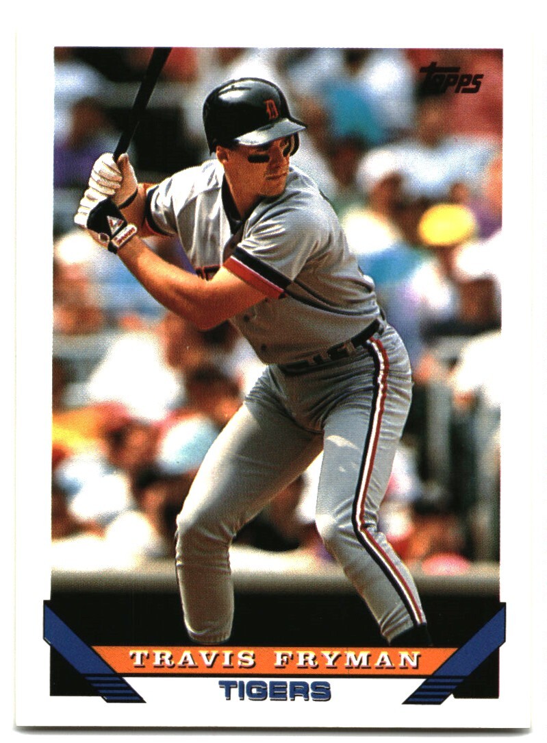 1993 Topps Travis Fryman Detroit Tigers #392.3 | eBay