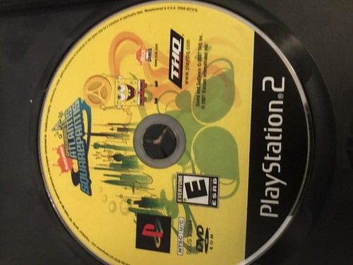 Spongebob's Atlantis Squarepantis Sony PlayStation 2 PS2 Video Game ...