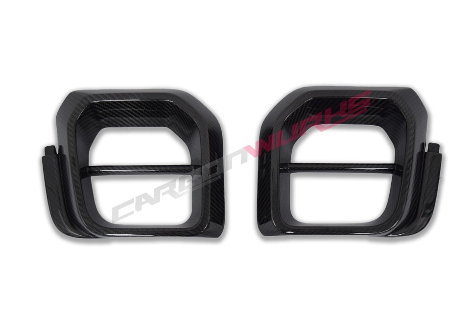 Mini Cooper S JCW F54 F55 F56 F5X LCI 2 Carbon Fibre Front Bumper Ducts ...