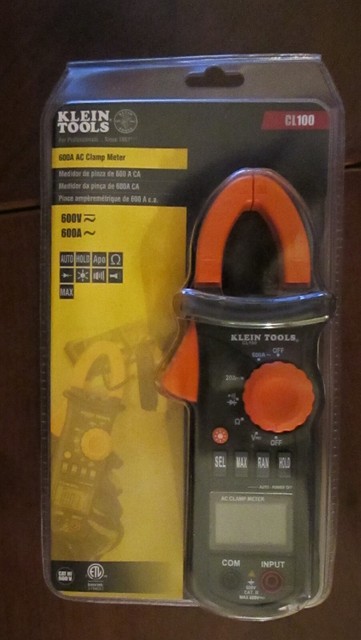 Klein Tools CL100 AC Clamp Meter 600a for sale online | eBay