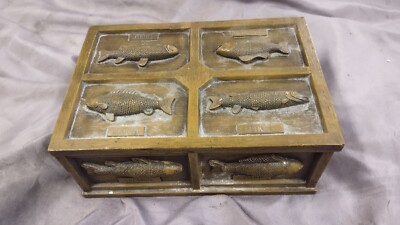 Vintage Fish Jewelry box "POP" Personalized Resin 8" | eBay