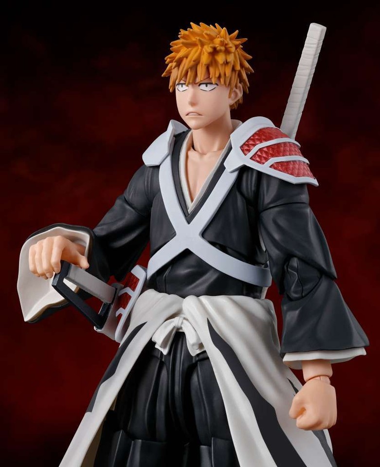 Bandai S.H. Figuarts Bleach 1000 Year Ichigo Kurosaki Dual Zangetsu Shf ...