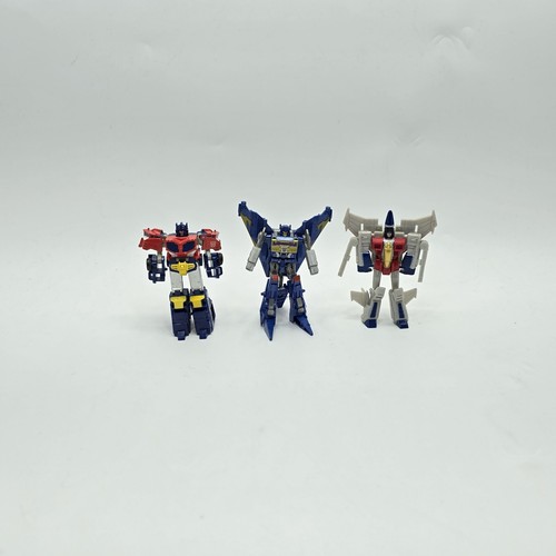 Transformers LOT OF Cybertron Legend Class Optimus Starscream Soundwave ...