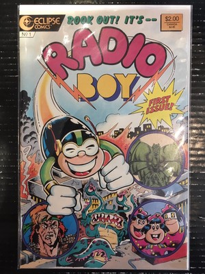 Radio Boy #1 VF+ 1st Print Eclipse Comics | eBay
