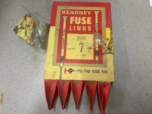 BOX OF 5 NEW IN BOX KEARNEY 7 AMP FUSE LINKS 11007 | eBay