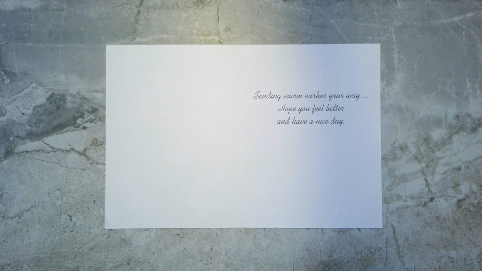 Get Well Greeting Card: Sending Warm Wishes Your Way Hoping You Feel ...