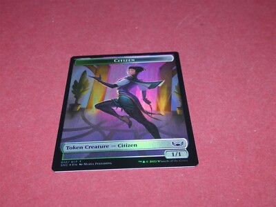 Magic the Gathering: MTG: Foil Citizen Token / Devil Token | eBay