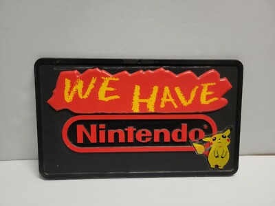 We Have Nintendo Vintage Store Display Sign World of Nintendo ...