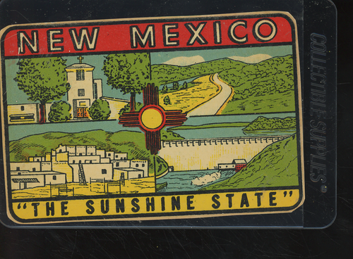 Vintage New Mexico Window Decal- The Sunshine State | eBay