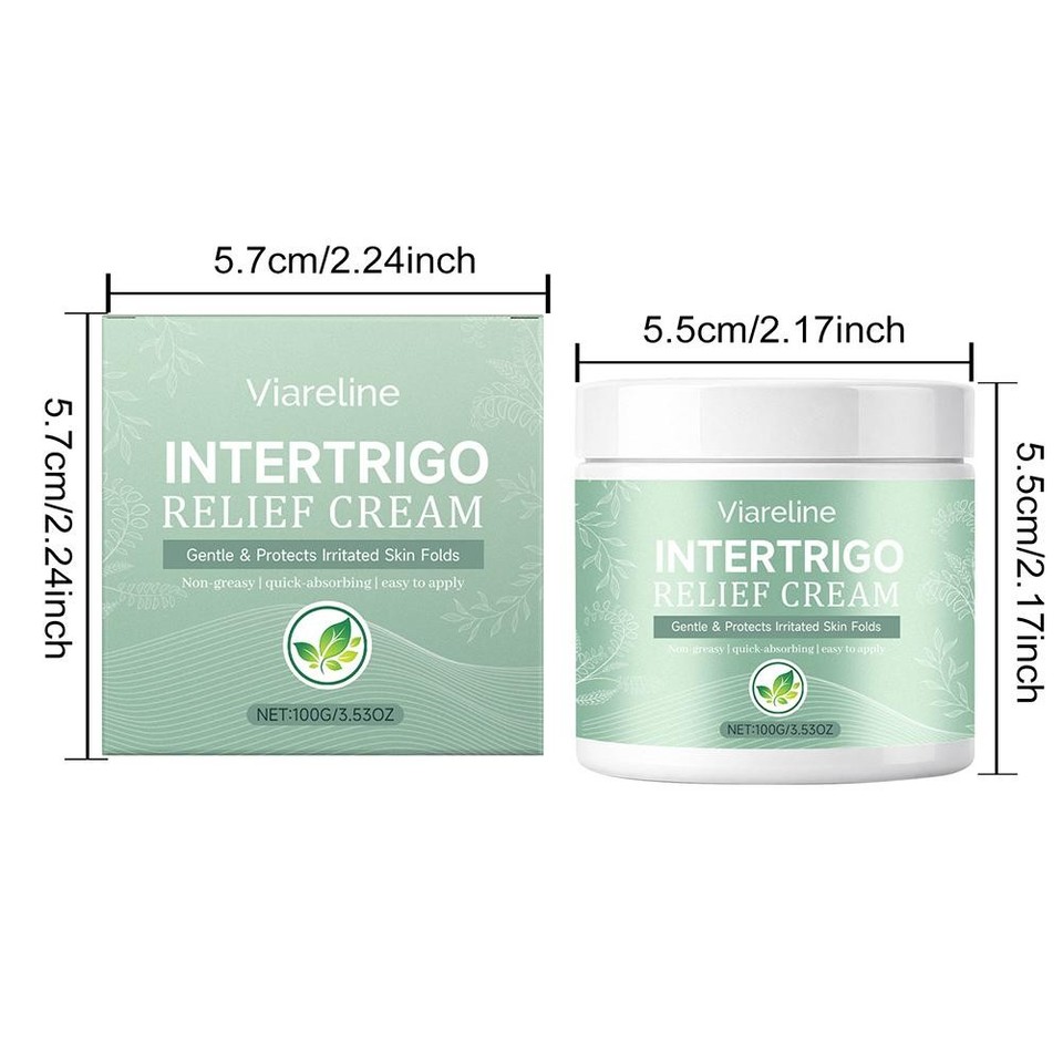Intertrigo Cream – Skin Fold Barrier Cream for Moisture ...