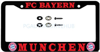License Plate Frame Metal Vinyl Letters & Logos for FC Bayern Munich ...