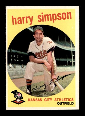 1959 Topps #333 Harry Simpson NM/NM+ X3430325 | eBay