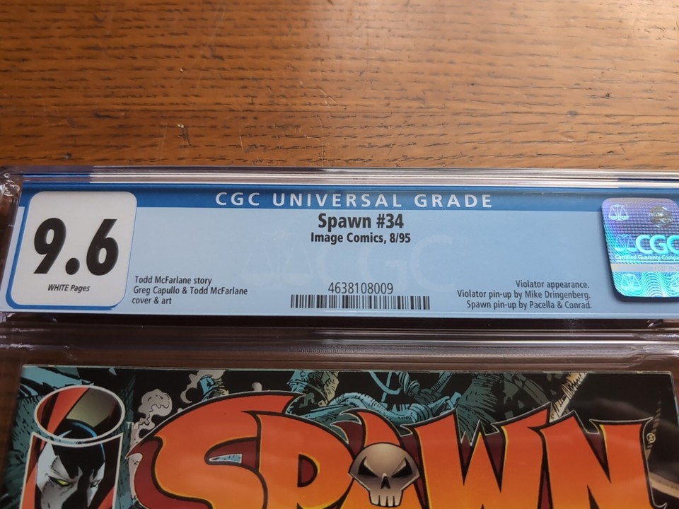 Image Comics Spawn #34 CGC 9.6 Comic Book New Slab | eBay