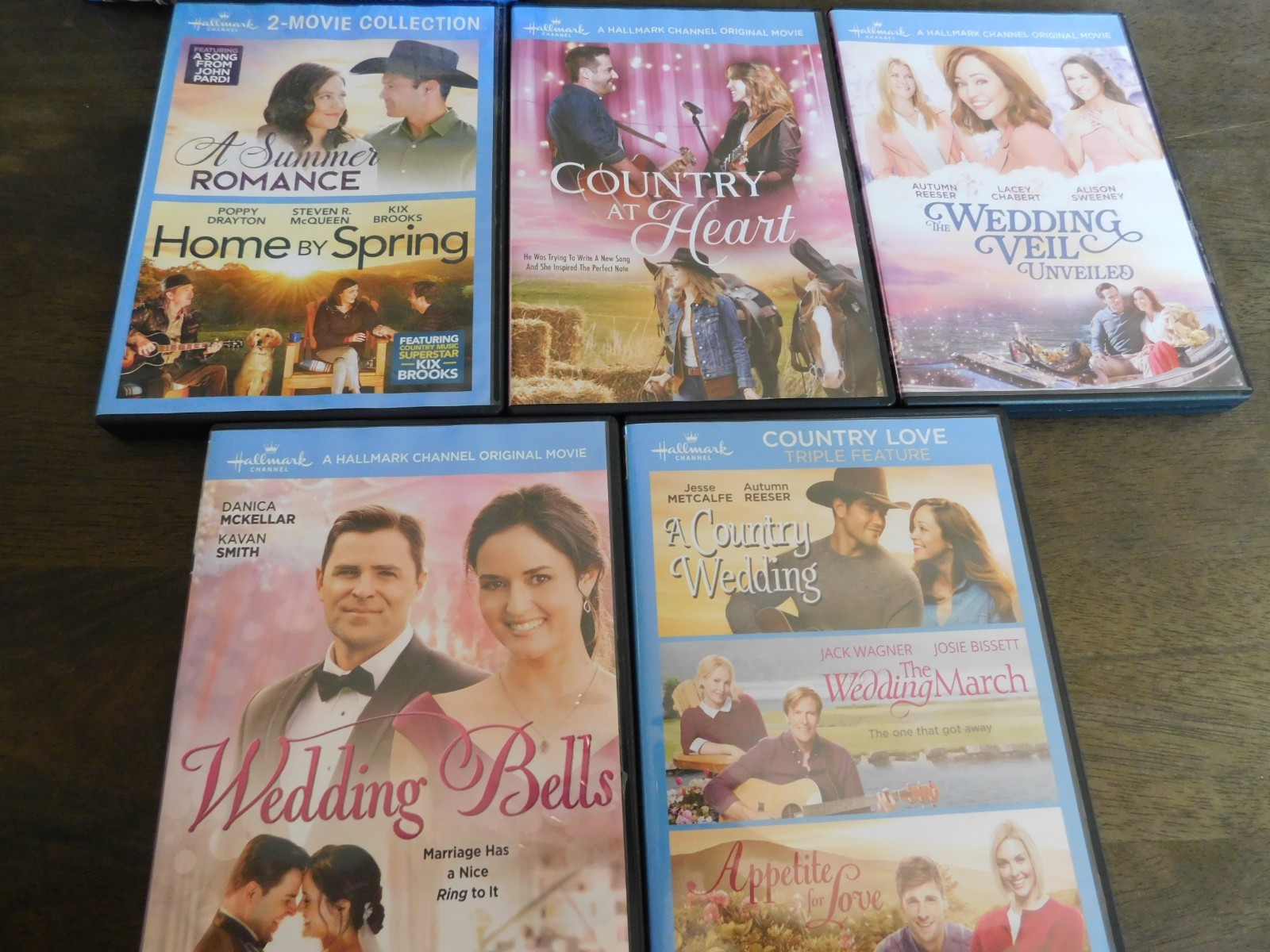 Hallmark Channel Original Movie Lot of 10 DVDs Romance Wedding Summer ...